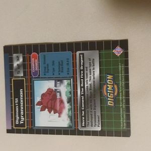 Toys | 200 Digimon 51 Tyrannomon Card | Poshmark